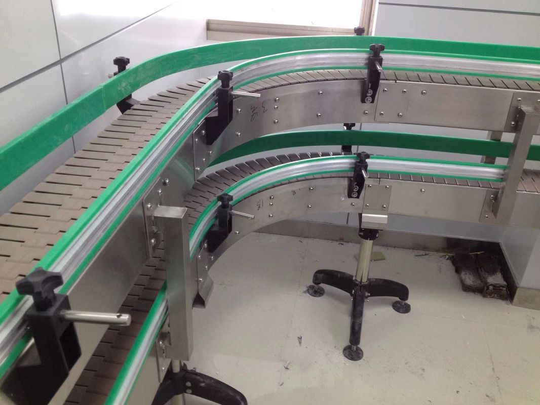 Blue white green pvc turn curve 90 degree conveyor belt 180 degree ...