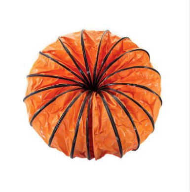 High temperature canvas steel wire expansion hose smoke exhaust fan ...