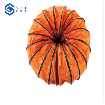 High Temperature Canvas Steel Wire Expansion Hose Smoke Exhaust Fan ...