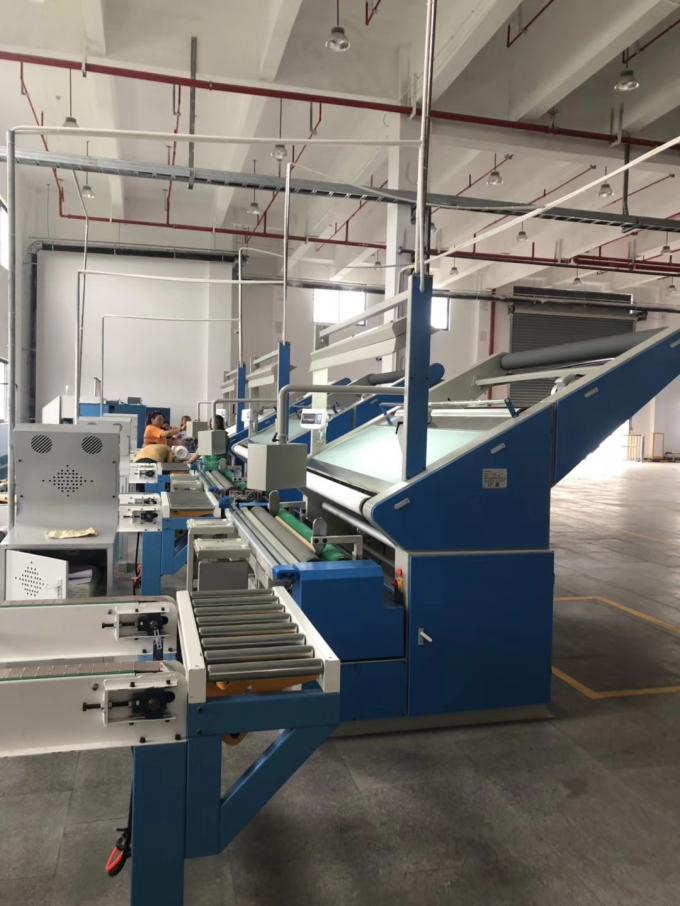 Tensionless Fabric Inspection Machine / Fabric Winding Machine 3.4KW Power