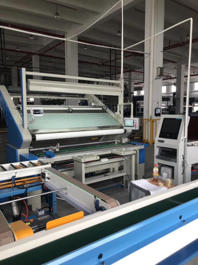 Tensionless Fabric Inspection Machine / Fabric Winding Machine 3.4KW Power
